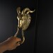 Solid Brass Gold Door Knocker Lamb Sheep Goat Design, Animal Door Decor ...