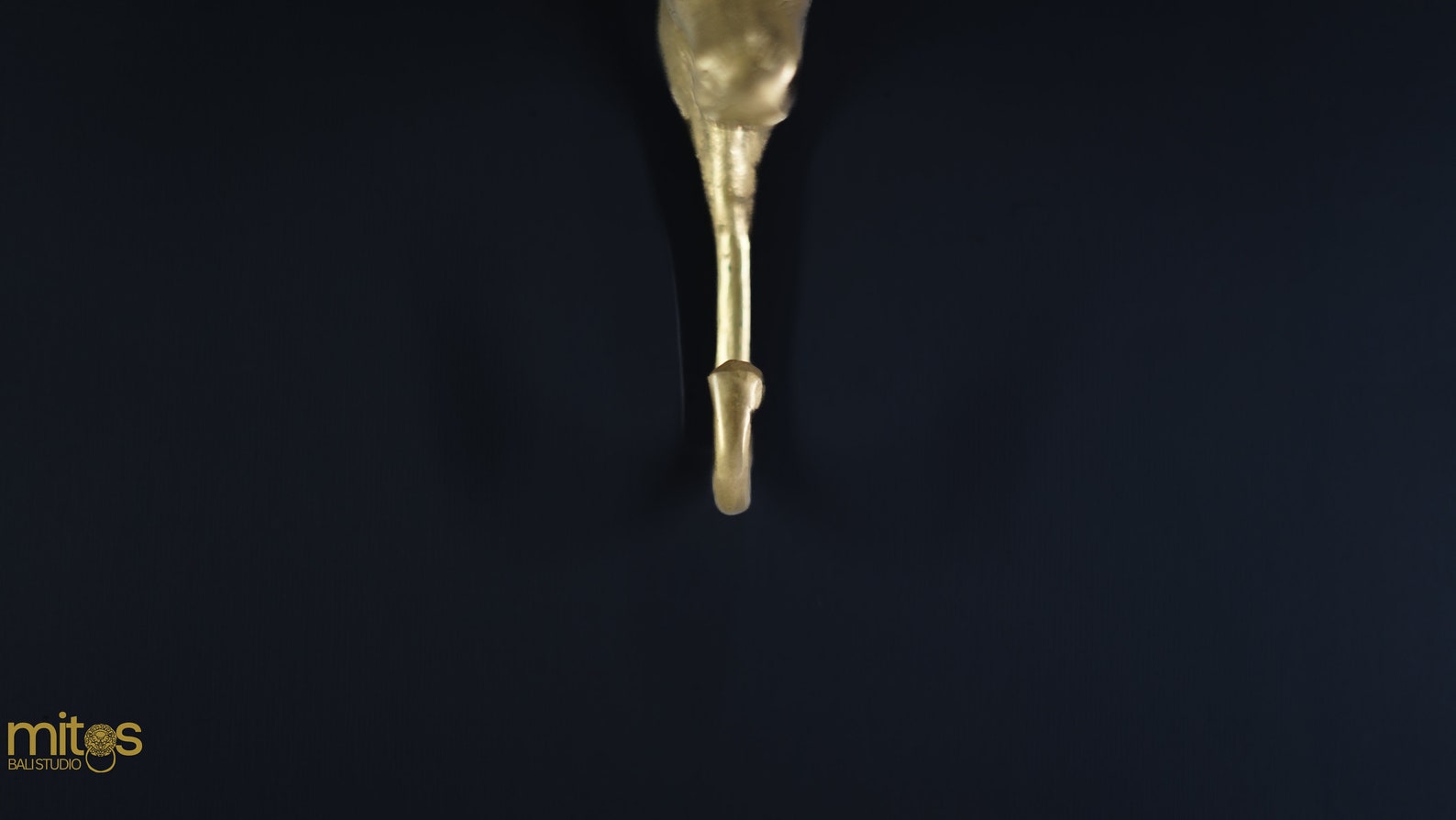 Gold Antelope Wall Hook Unique Golden Solid Brass Wall Decor - Etsy