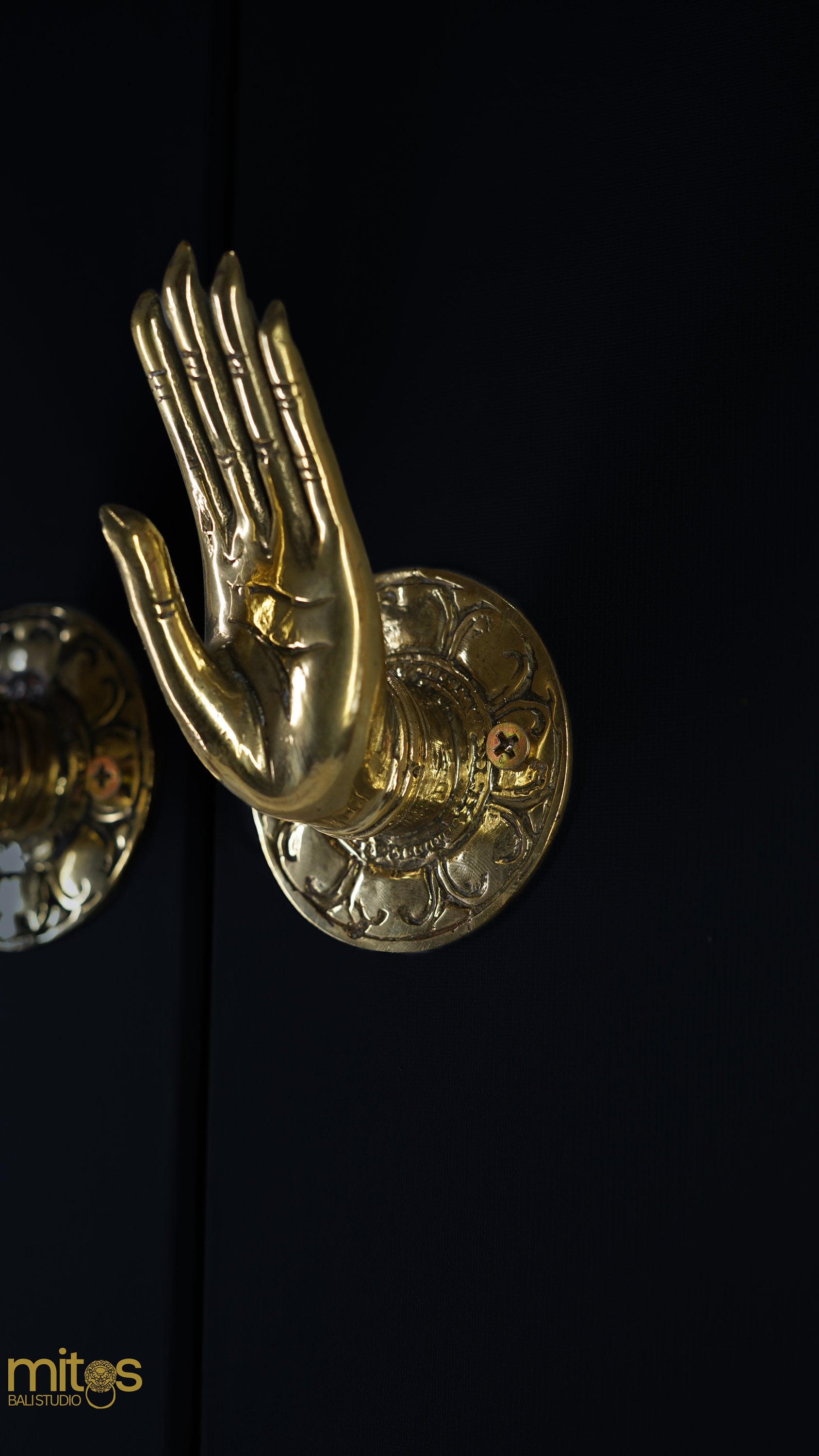 Unique Pair Gold Hand Clothes Hook, Valentine's Gift, Mudra Hand Pose ...