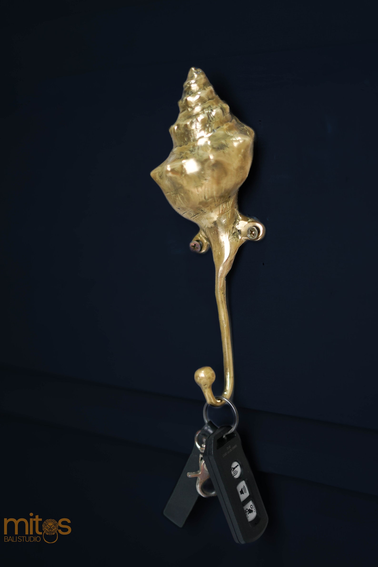 Gold Clam Shell Brass Hook, Chistmas Gift, Unique Coat Hook, Gifts for ...