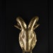 Solid Brass Gold Door Knocker Lamb Sheep Goat Design, Animal Door Decor ...