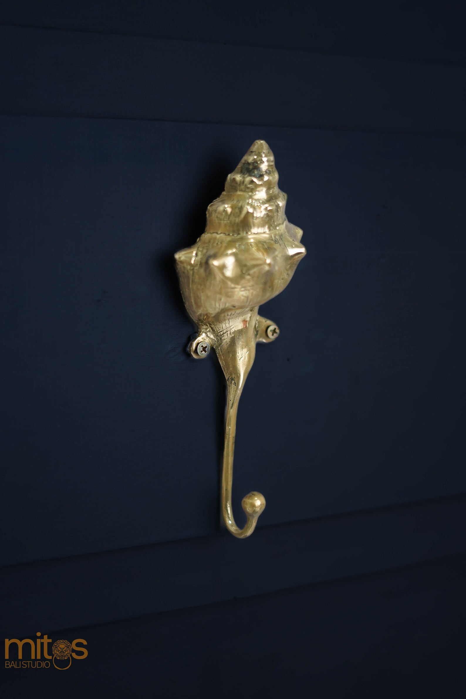 Gold Clam Shell Brass Hook, Chistmas Gift, Unique Coat Hook, Gifts for ...