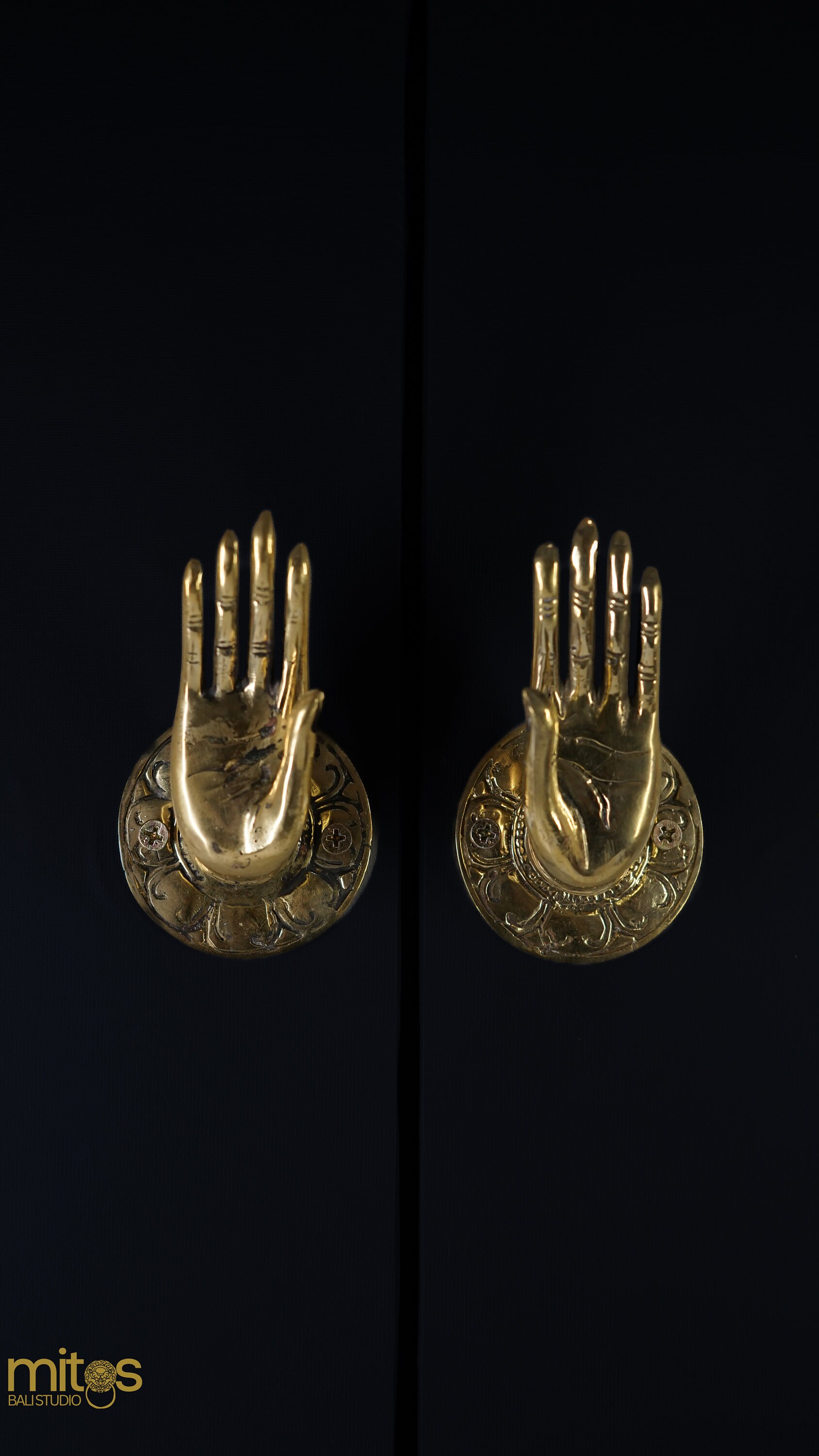 Unique Pair Gold Hand Clothes Hook, Valentine Gift, Mudra Hand Pose ...