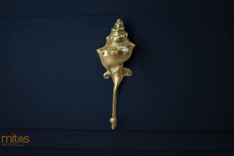 Gold Clam Shell Brass Hook, Chistmas Gift, Unique Coat Hook, Gifts for ...