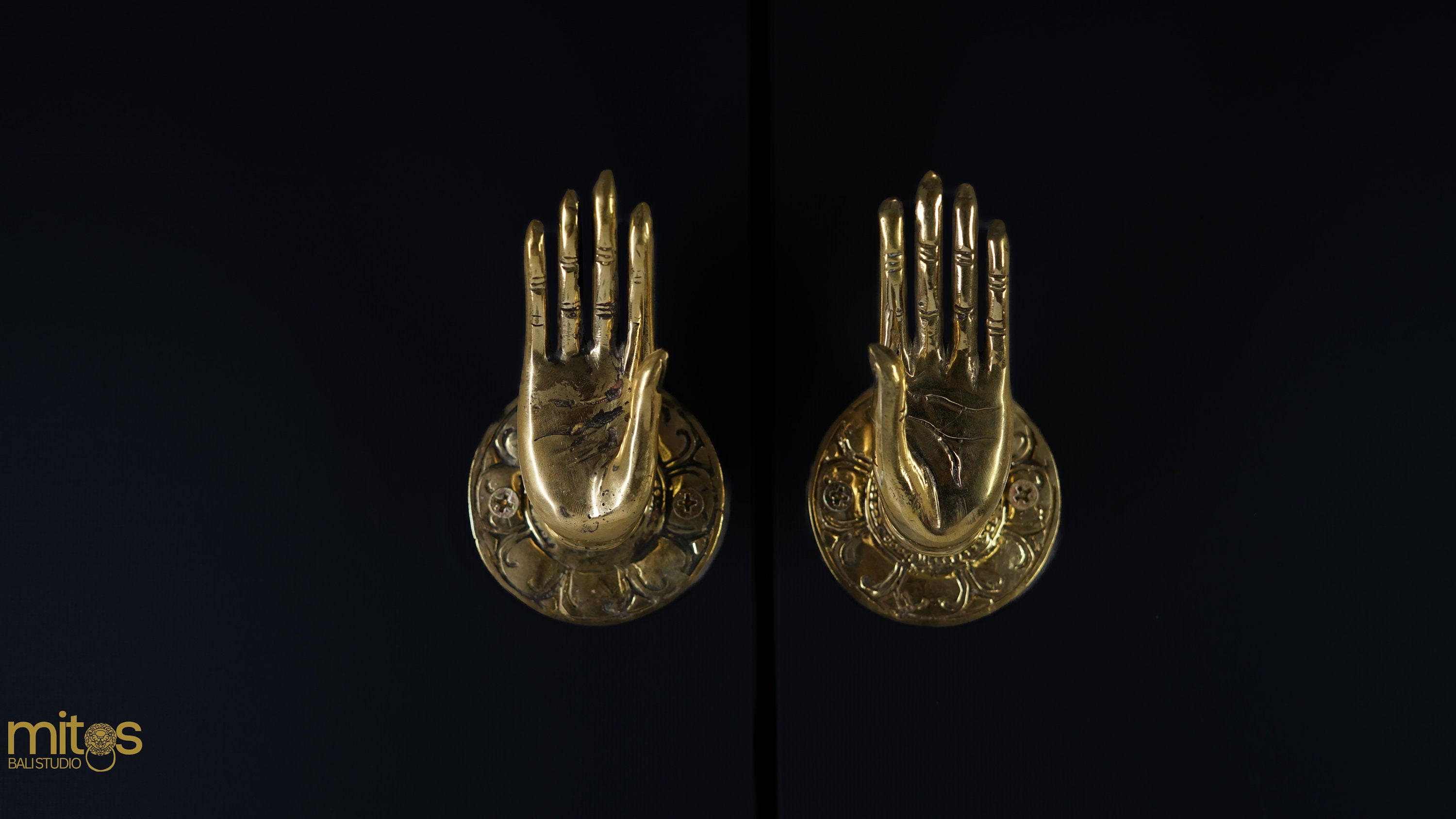 Unique Pair Gold Hand Clothes Hook, Valentine Gift, Mudra Hand Pose ...
