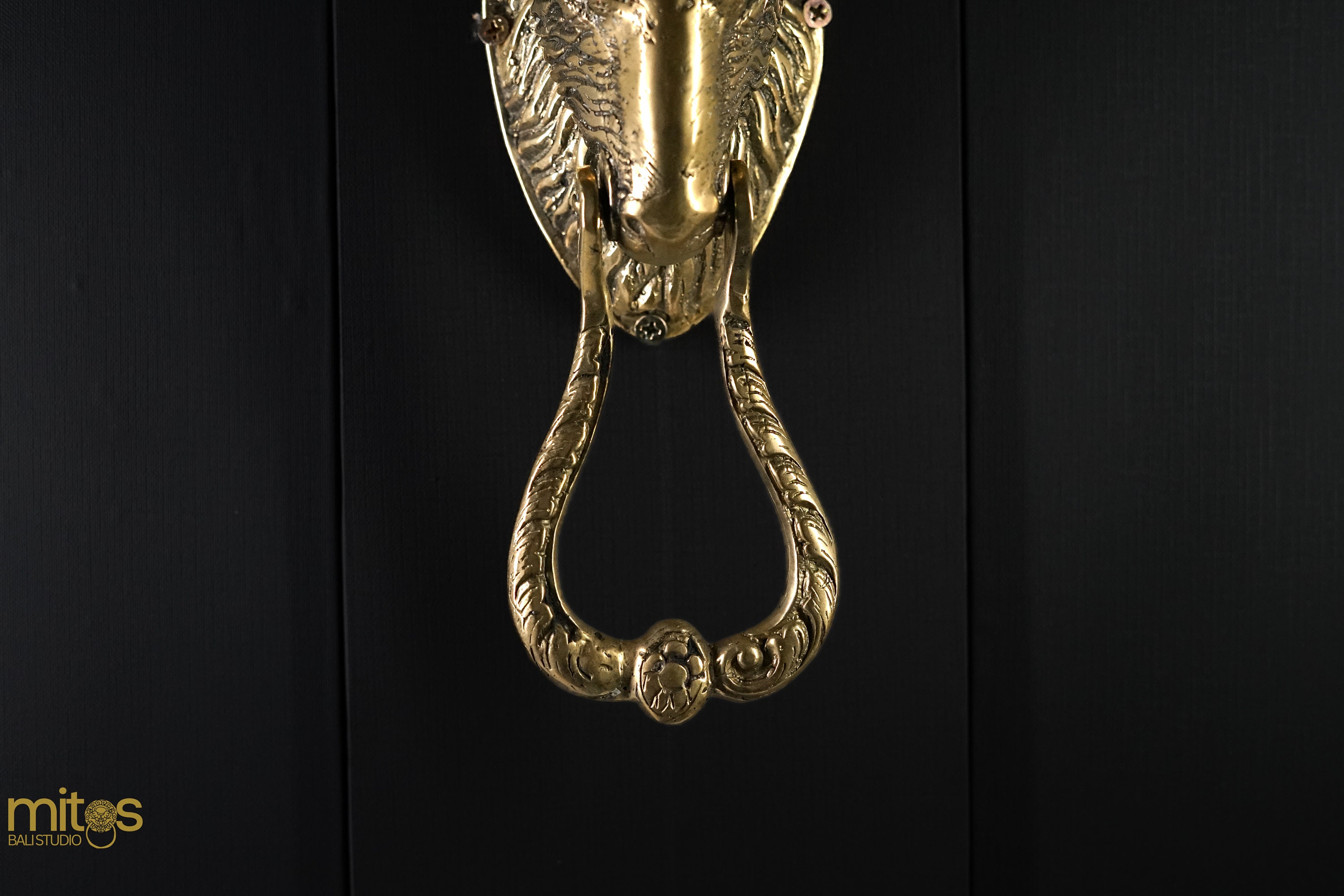 Solid Brass Gold Door Knocker Lamb Sheep Goat Design, Animal Door Decor ...
