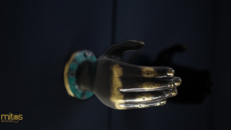 Pair Door Handle Handshake Pose, Buddha Hand Pose Pair Door Handle ...