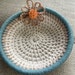 Handmade Coiled Macrame Bowl With Flower - Etsy