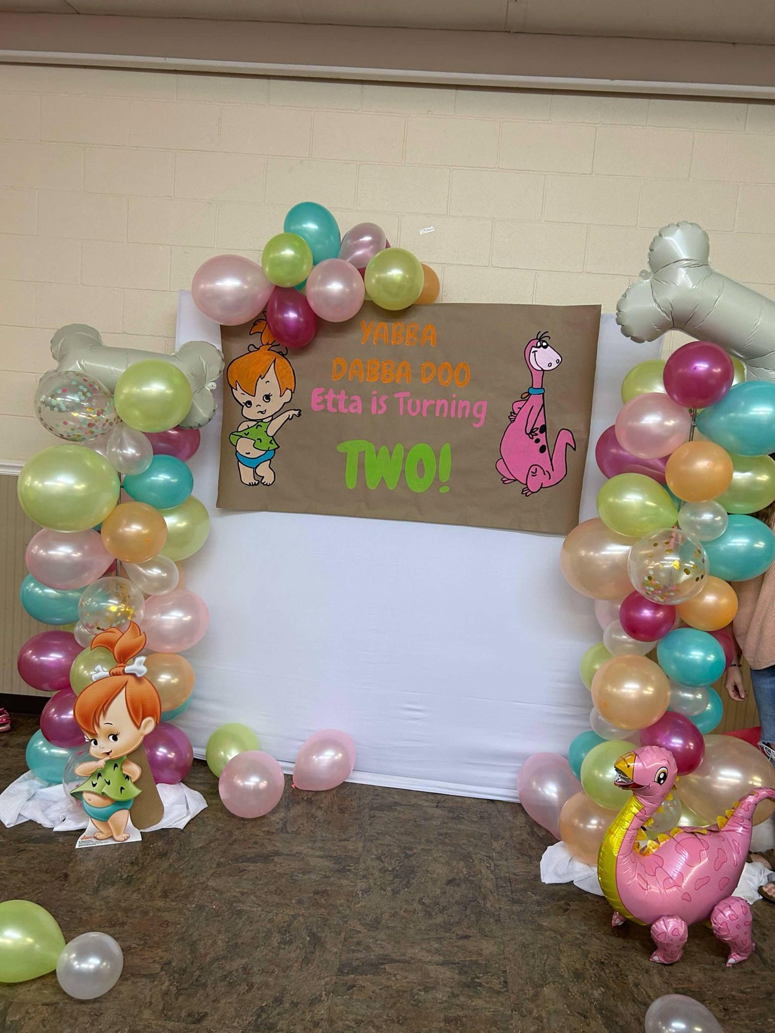 Yabba Dabba Doo Hand Painted Banner - Etsy