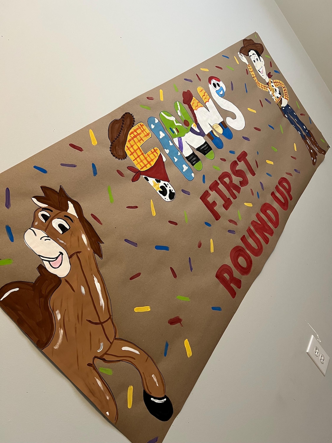 Toy Story Hand Painted Banner - Etsy