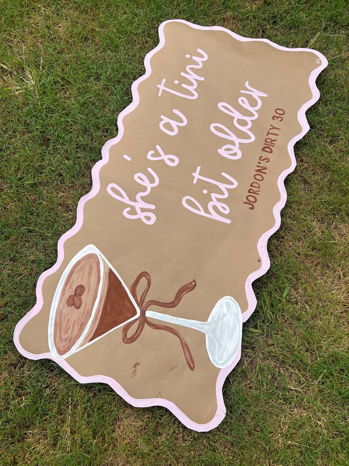 She’s a Tini Bit Older Painted Banner - Etsy