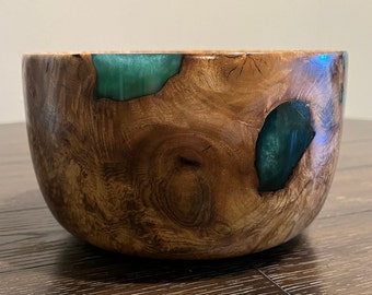 Decorative Bowl Made of Cherry and Epoxy Resin - Etsy