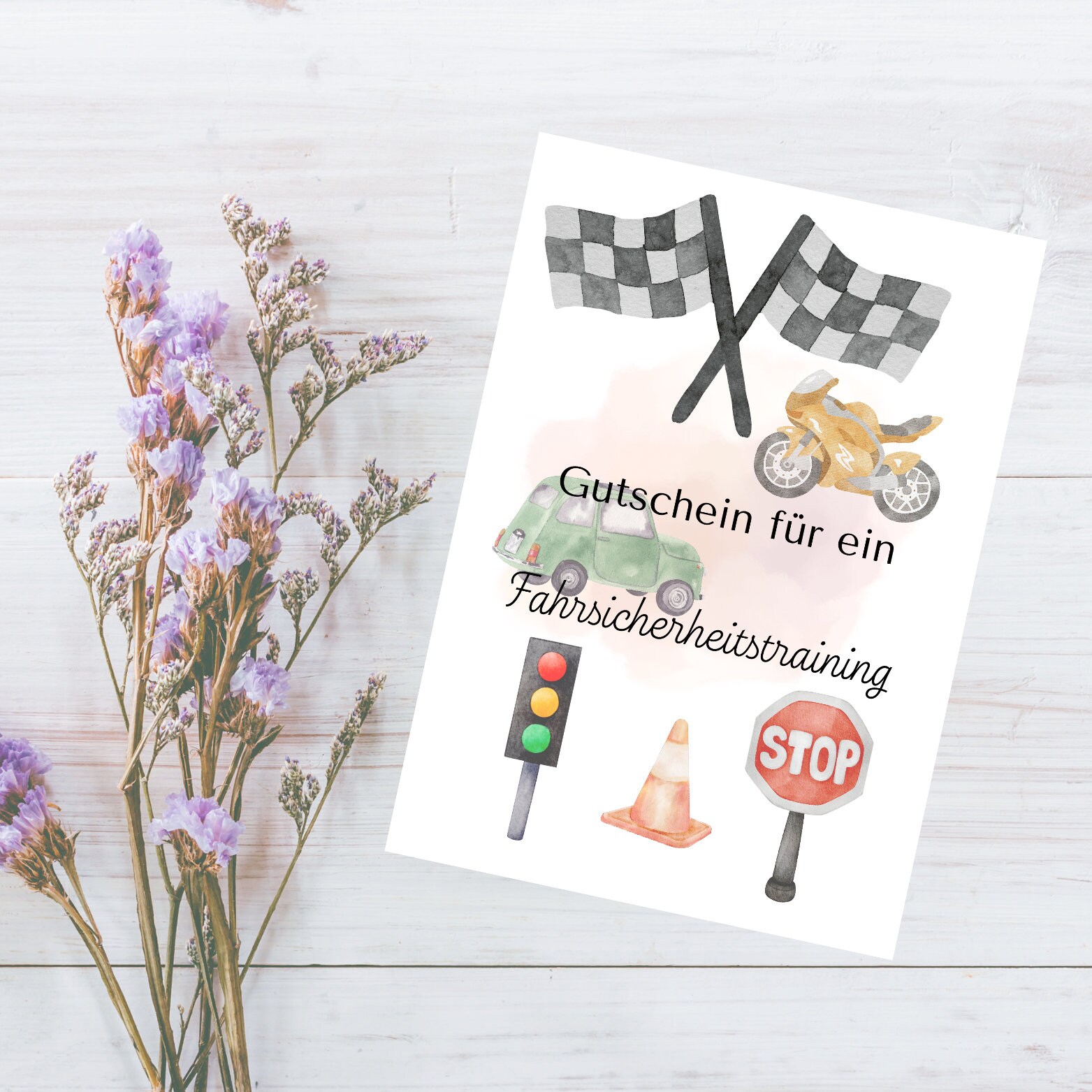 Digital Voucher for a Driver Safety Training | Last Minute Gift for ...