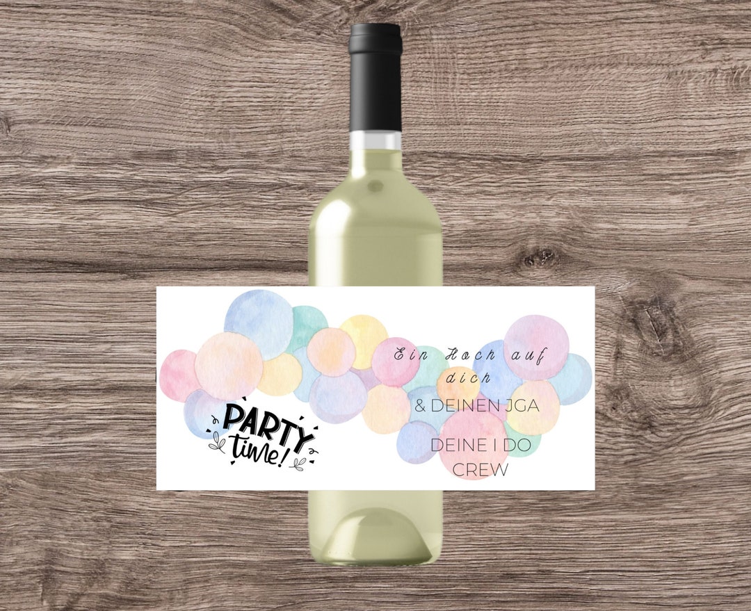 Banderole Wine Last Minute Decoration for the JGA for Immediate ...