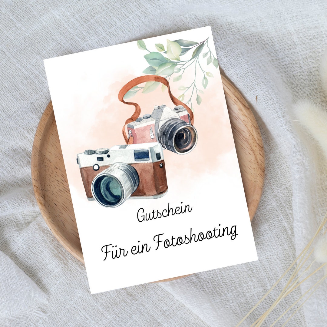 Digital Voucher for a Photo Shoot | Last Minute Gift for Immediate ...