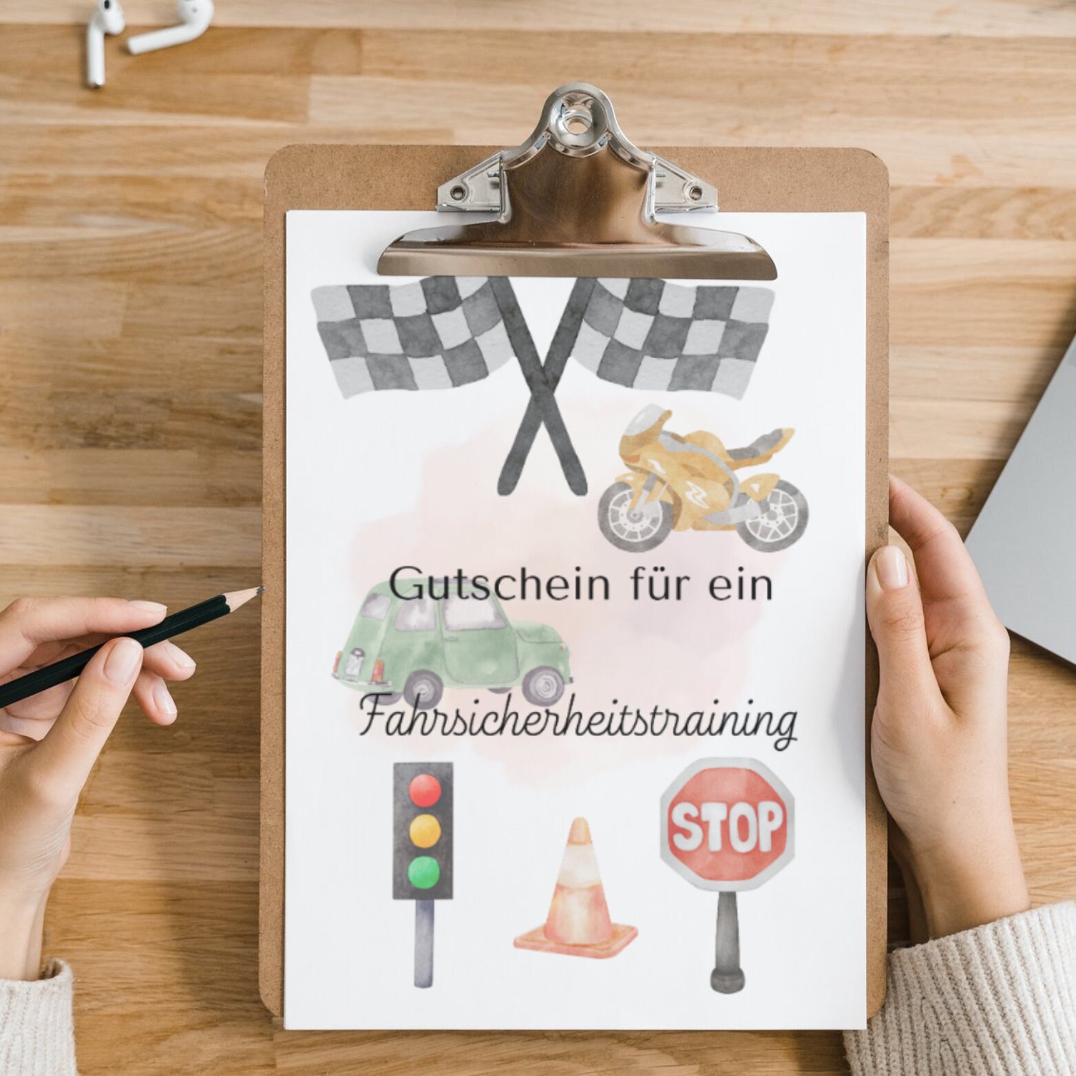 Digital Voucher for a Driver Safety Training | Last Minute Gift for ...