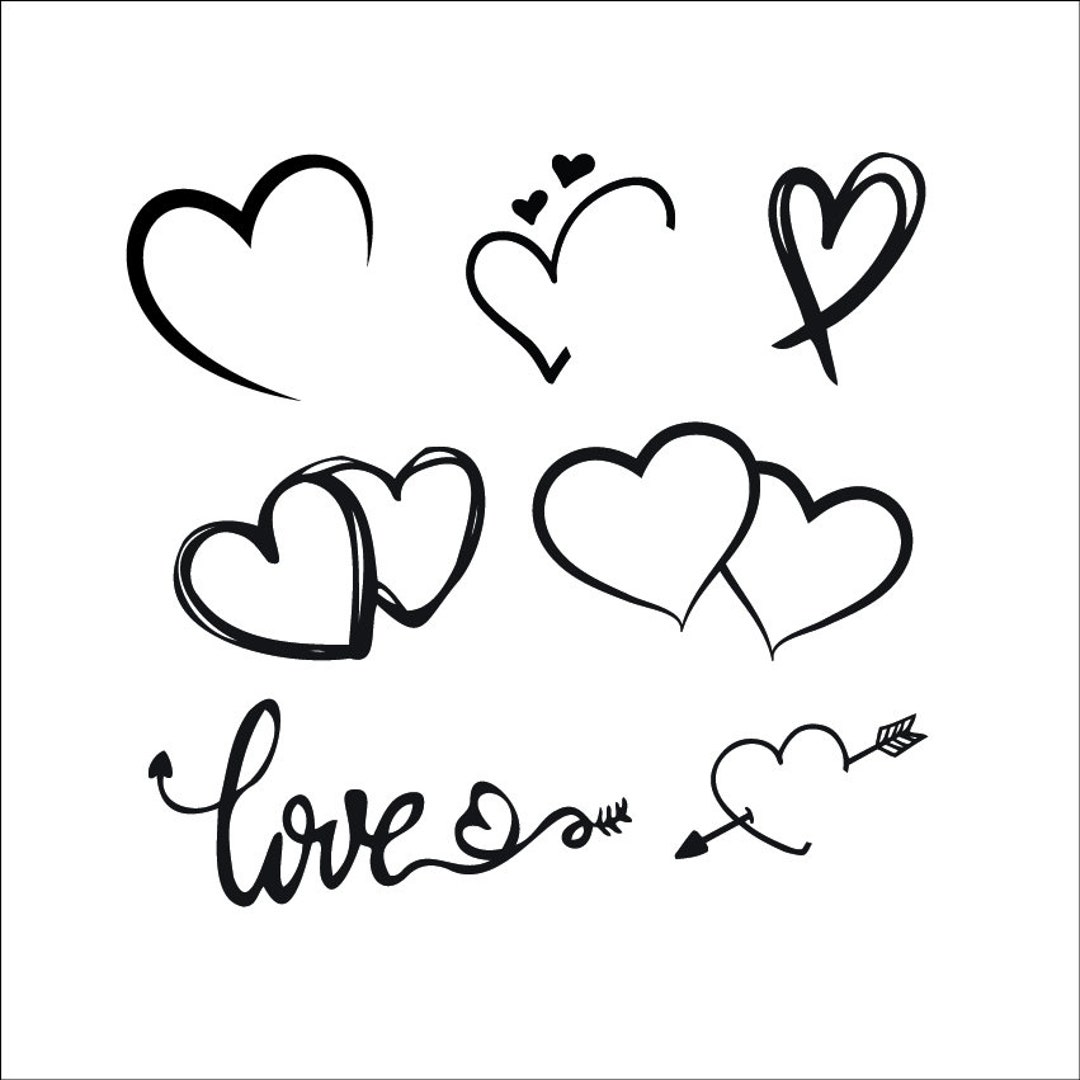 Heart Shape SVG, Name Frame Svg, Valentine Heart Svg, Wedding Svg, Love ...