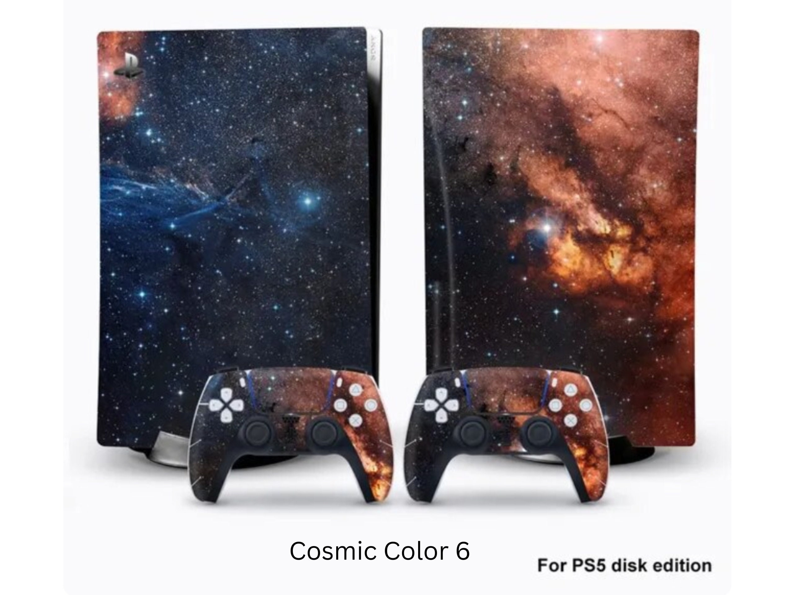 PS5 Disc Edition Custom Decal Skin Covers Personalize Your Gaming ...