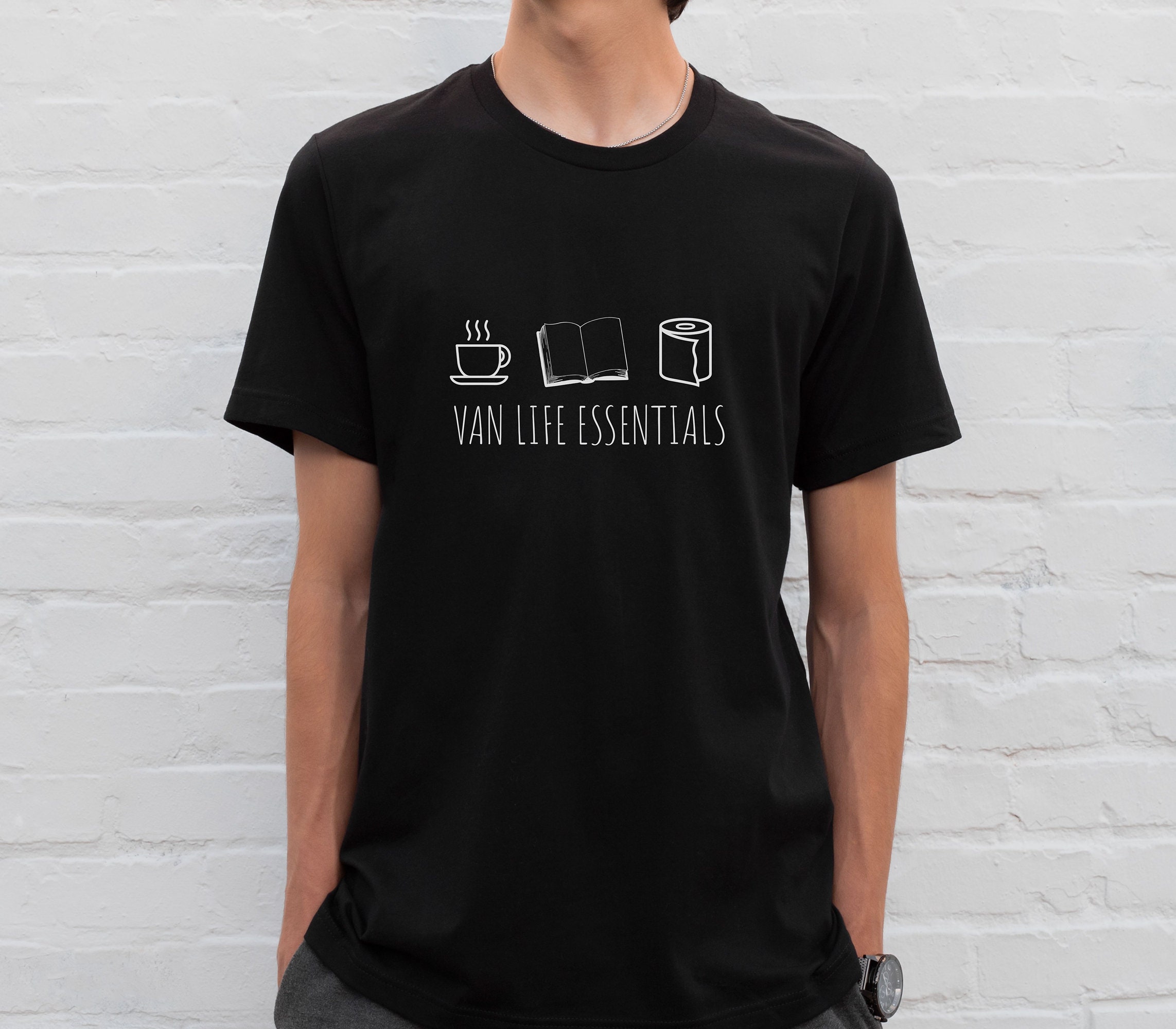 Van Life Essentials, Van Life T Shirt, Van Camping Shirt, Home is Where ...