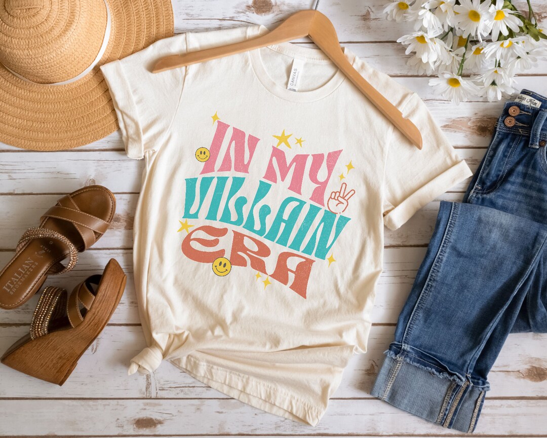 Villains Era Shirt, in My Villain Era T Shirt, Entering My Villain Era, Evil Era Crewneck, Retro ...