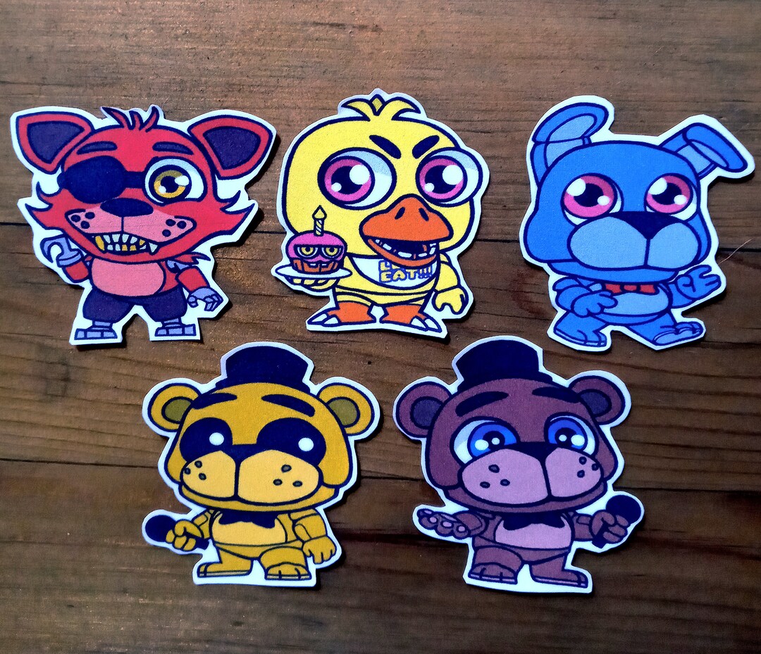 FNAF 1 Sticker Set - Etsy
