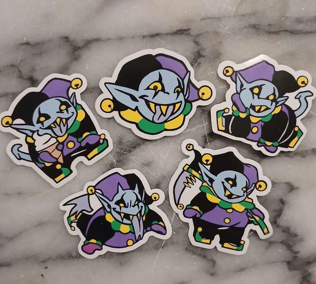 Jevil Sticker Set - Etsy