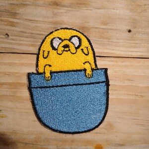 Adventure Time - Jake the Dog Pocket Embroidery Patch - Etsy