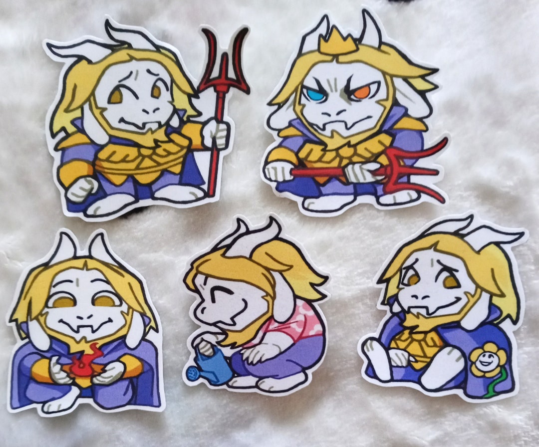 Asgore Sticker Set - Etsy