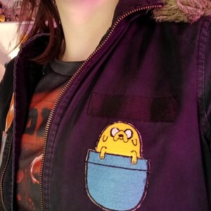 Adventure Time - Jake the Dog Pocket Embroidery Patch - Etsy