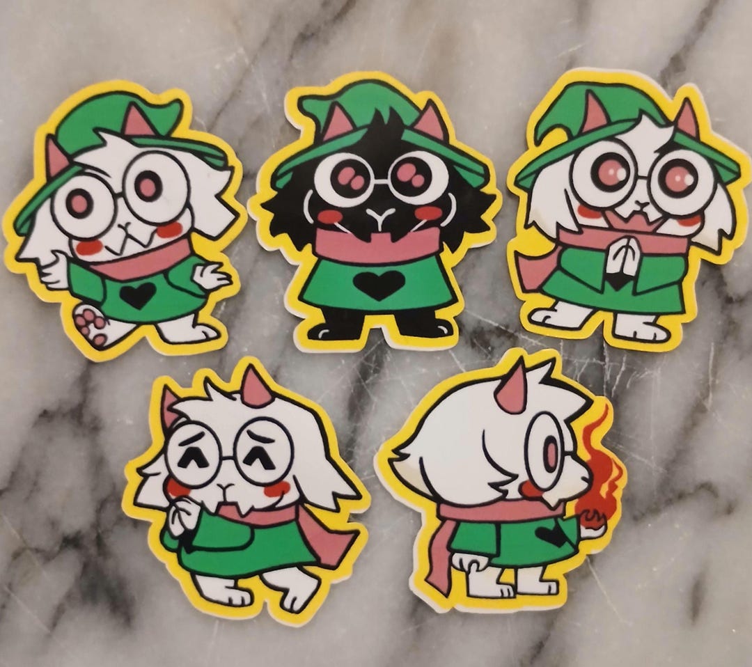 Ralsei Sticker Set - Etsy