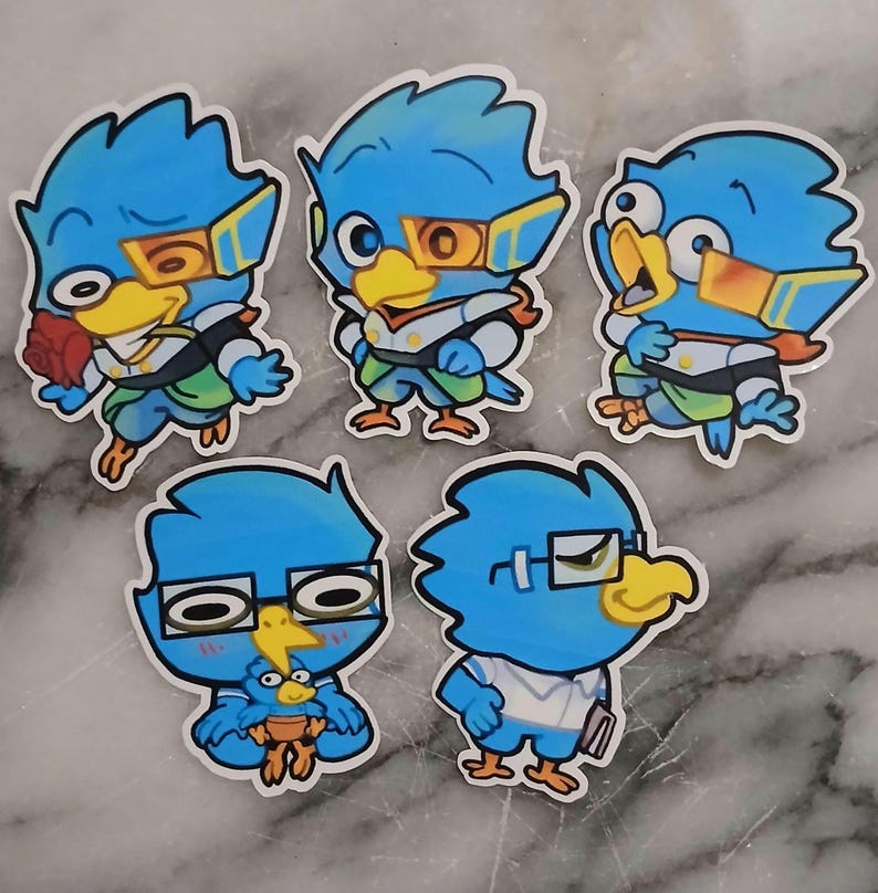 Berdly Sticker Set - Etsy