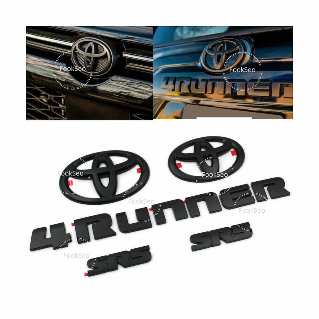 Toyota 4runner Emblem 4runner BLACKOUT Overlay Logo Front - Etsy