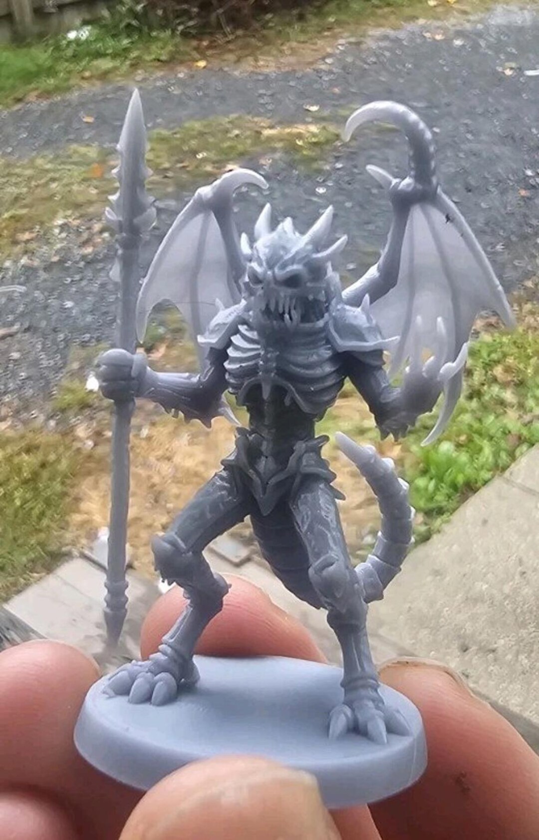 Bone Devil Enforcer – DND 32mm | D&D Resin Model | Unpainted Figure - Etsy