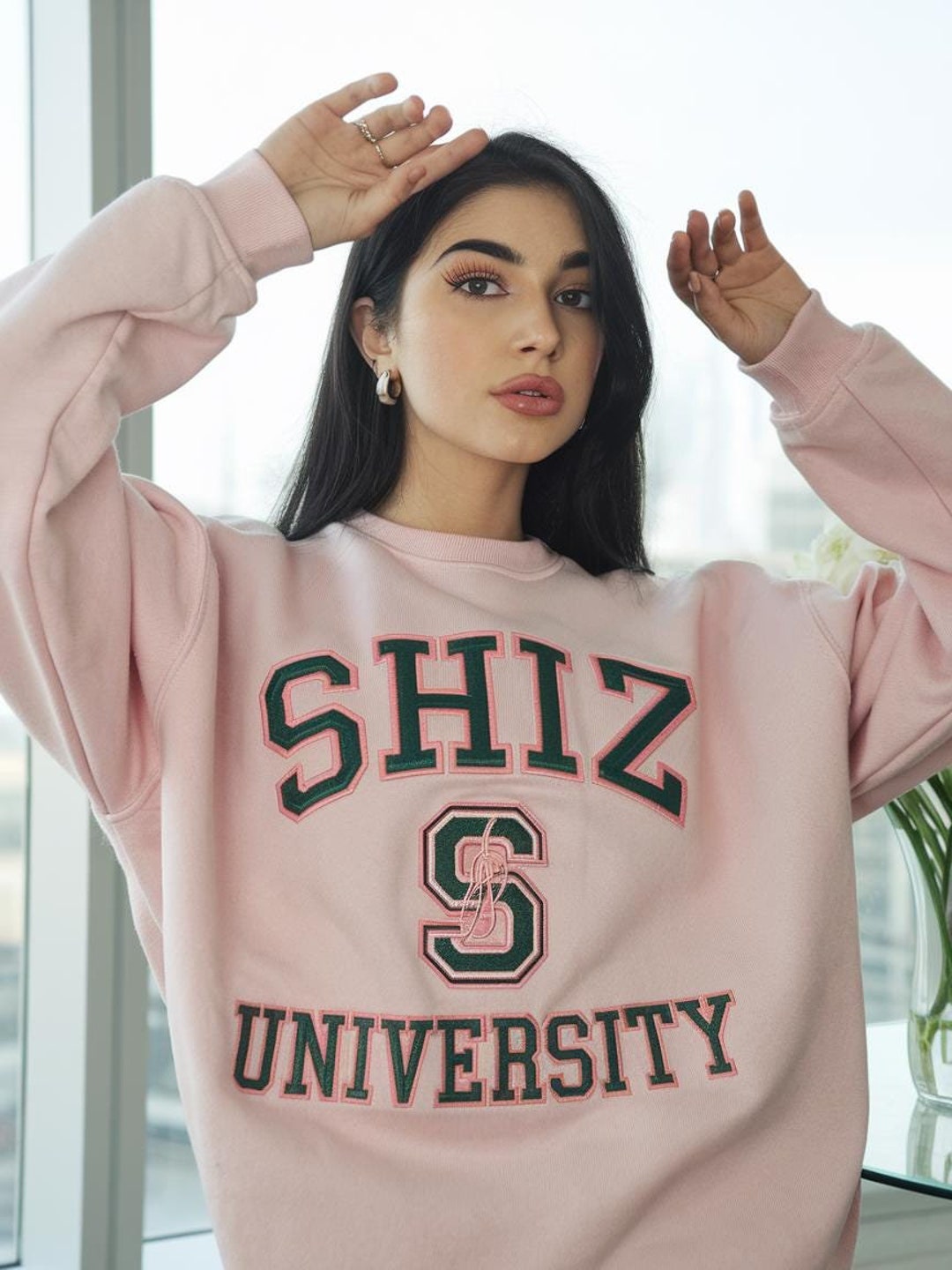 Embroidered Shiz Sweatshirt, Embroidered Shiz University Sweatshirt ...