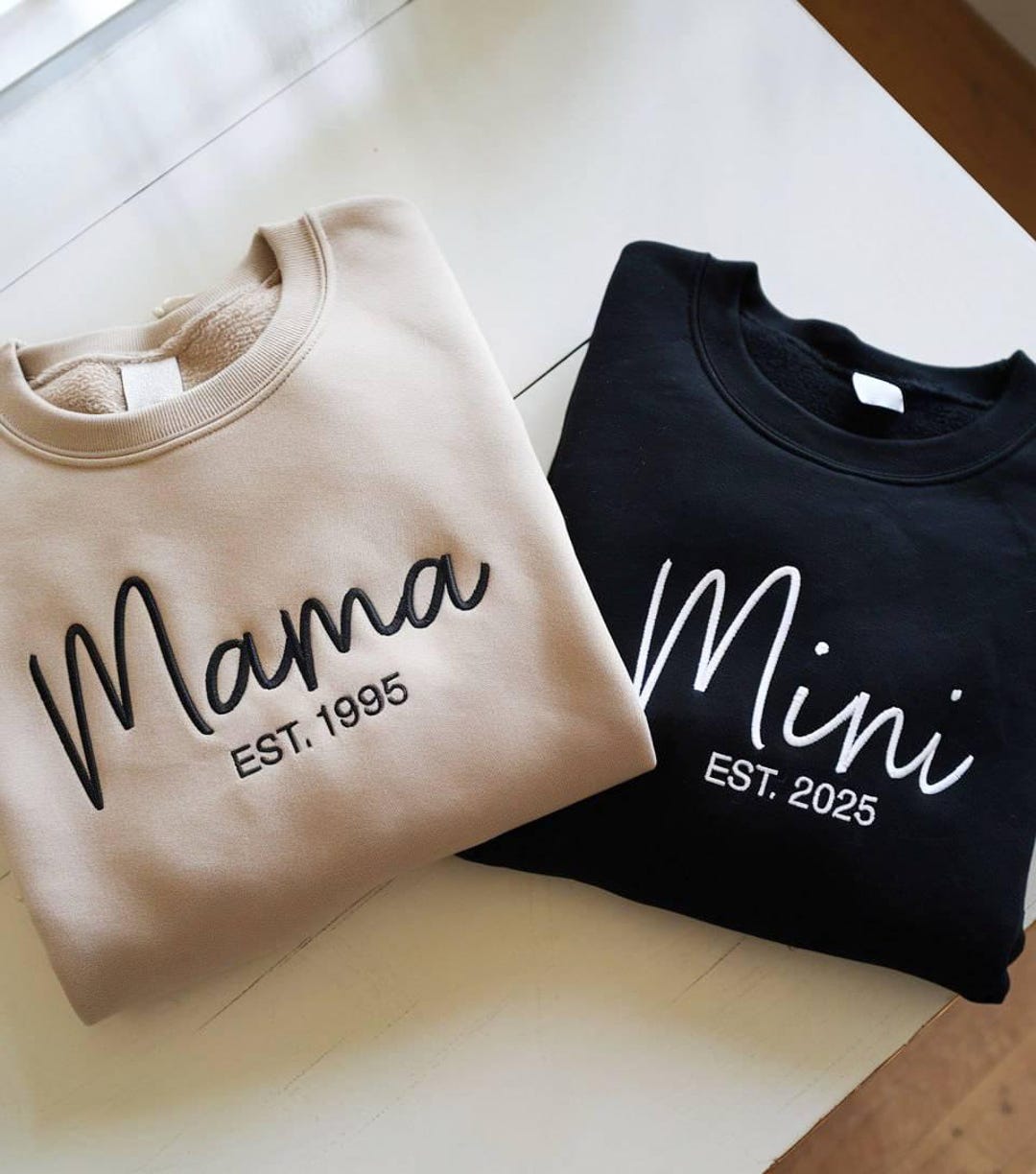 Embroidery Mama Mini Sweatshirt, Matching Mommy and Me Sweatshirt ,mama ...