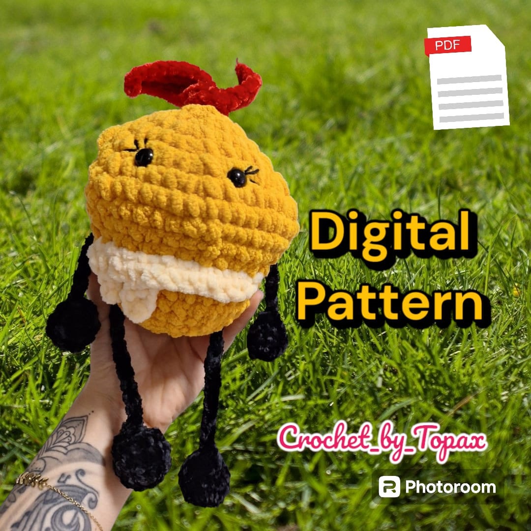 An Amigurumi\crochet Pattern for a Shu Cream (puff Cream) From the ...