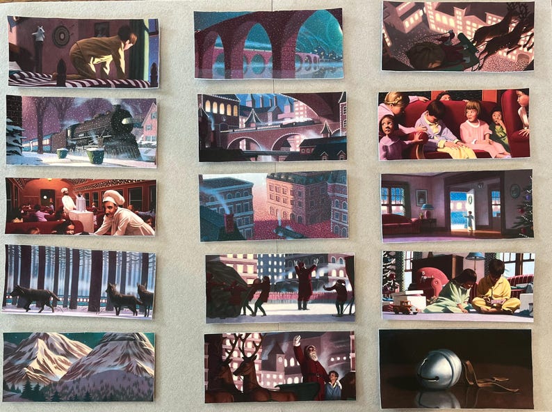 The Polar Express by Chris Van Allsburg Felt Board Set - Etsy