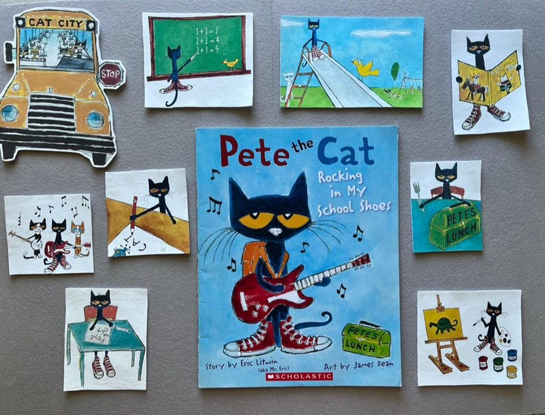 Pete the Cat Literacy Bundle - Etsy