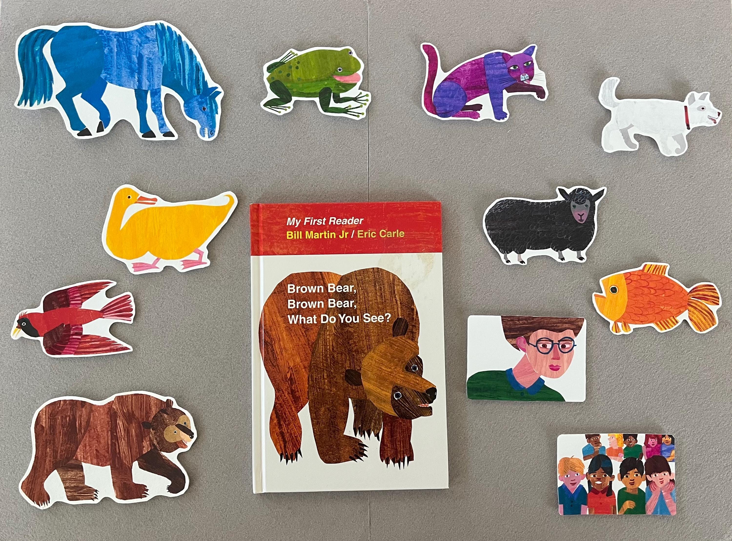 Brown Bear, Brown Bear, What Do You See? by Bill Martin Jr. Felt Board ...