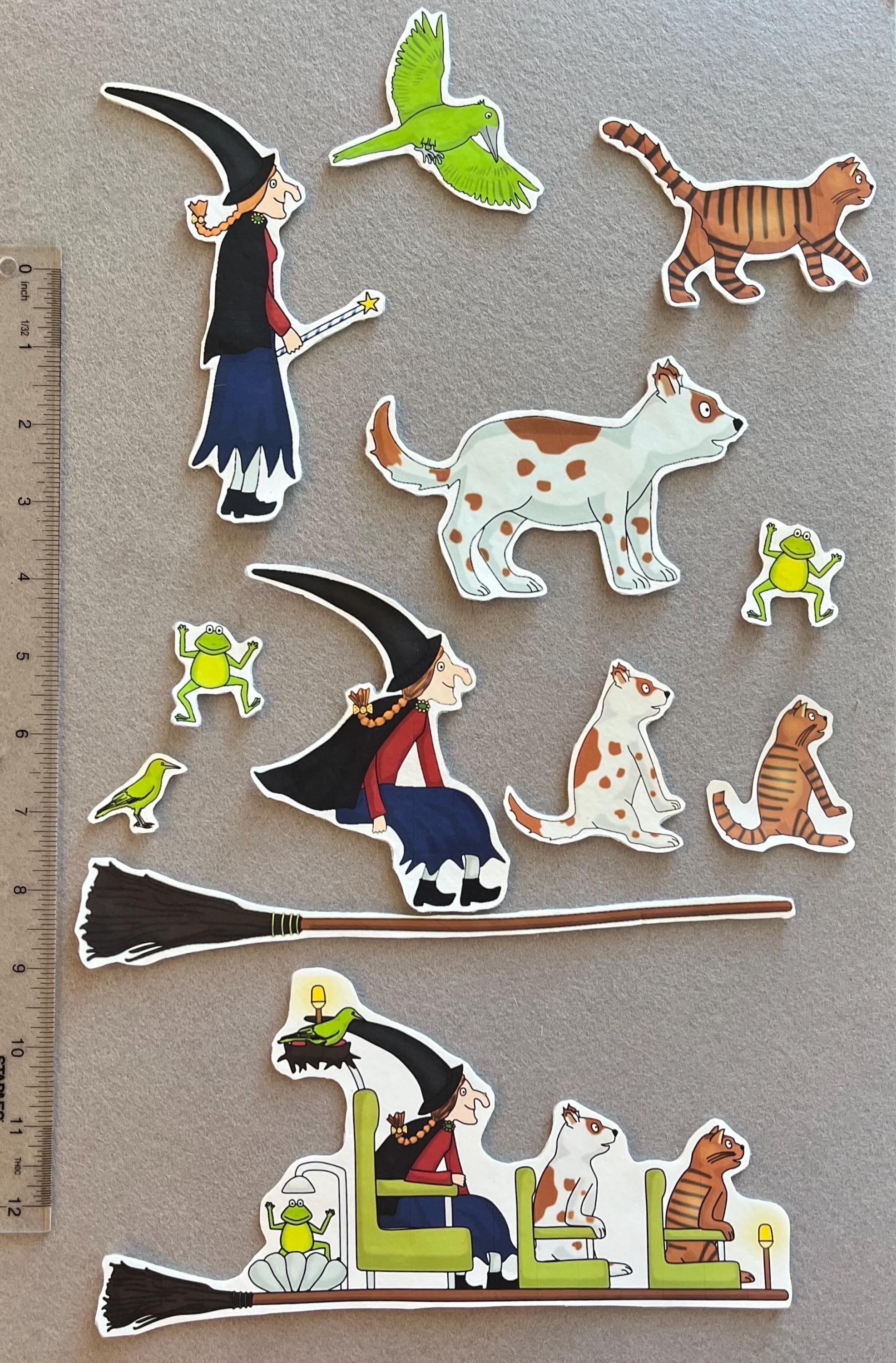 Room on the Broom by Julia Donaldson Felt Board Pieces - Etsy