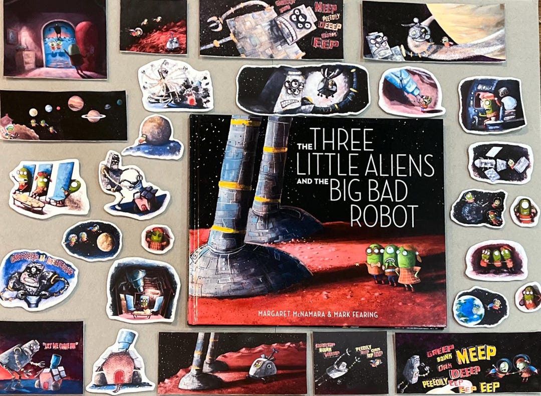 The Three Little Aliens and the Big Bad Robot by Margret Mcnamara Felt ...