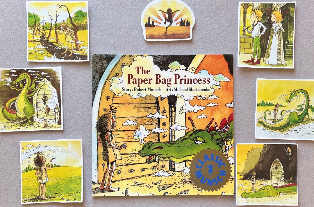 The Paper Bag Princess by Robert Munsch Felt Board Pieces - Etsy