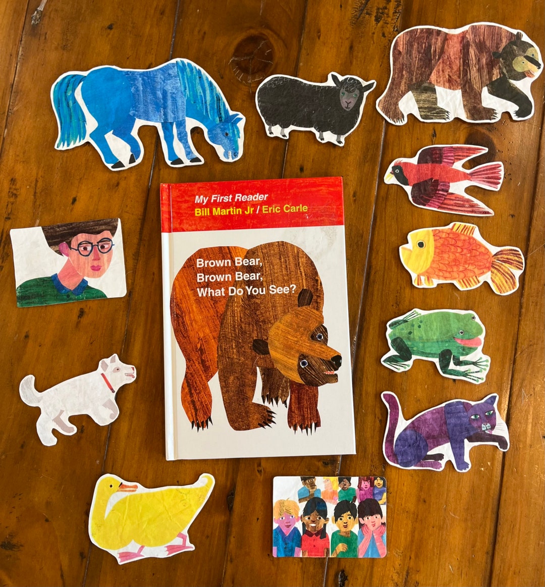 Brown Bear, Brown Bear, What Do You See? by Bill Martin Jr. Felt Board ...