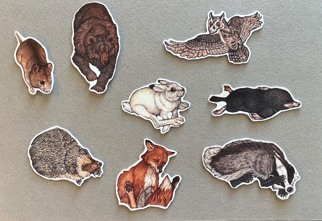 The Mitten by Jan Brett Felt Board Pieces - Etsy