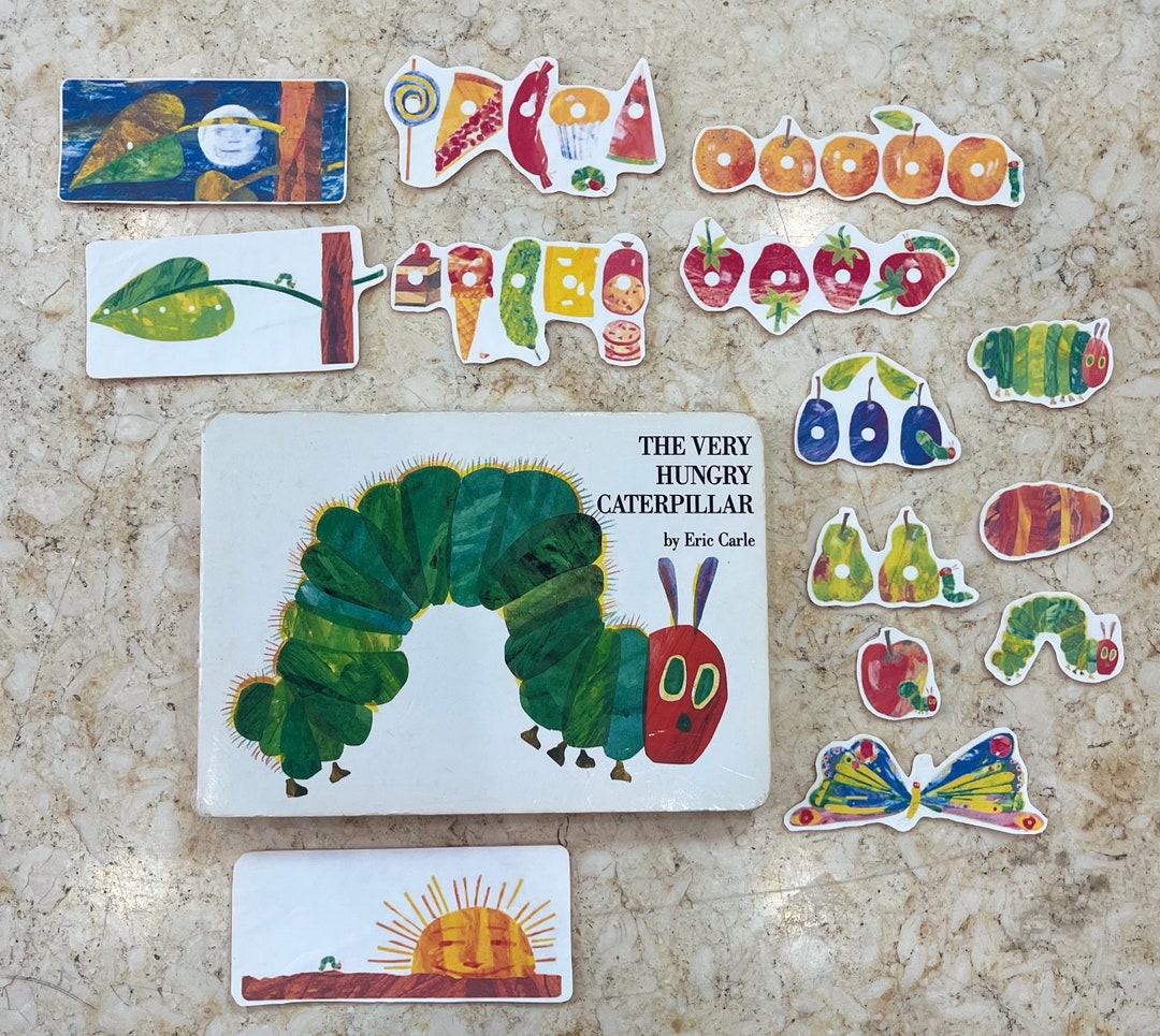 The Very Hungry Caterpillar Felt Board Pieces - Etsy