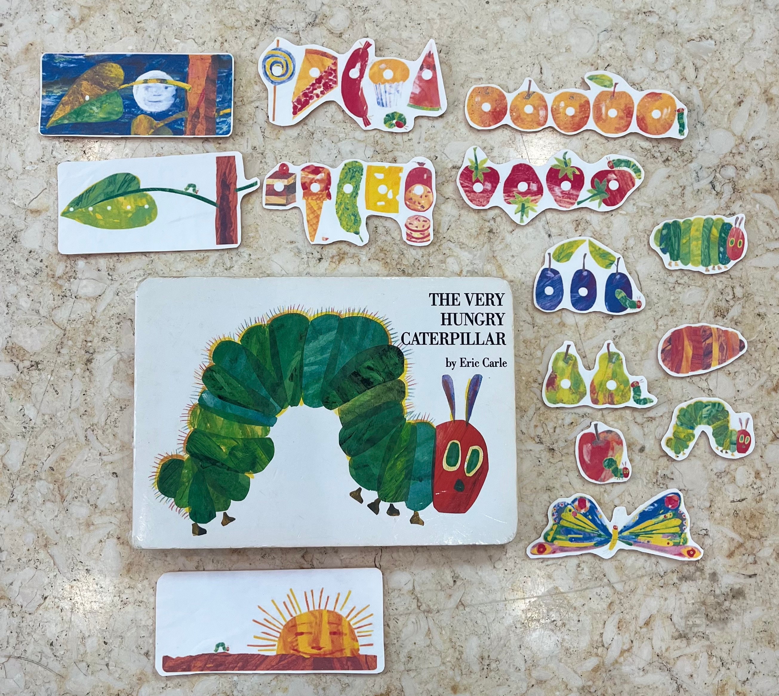 The Very Hungry Caterpillar Felt Board Pieces - Etsy