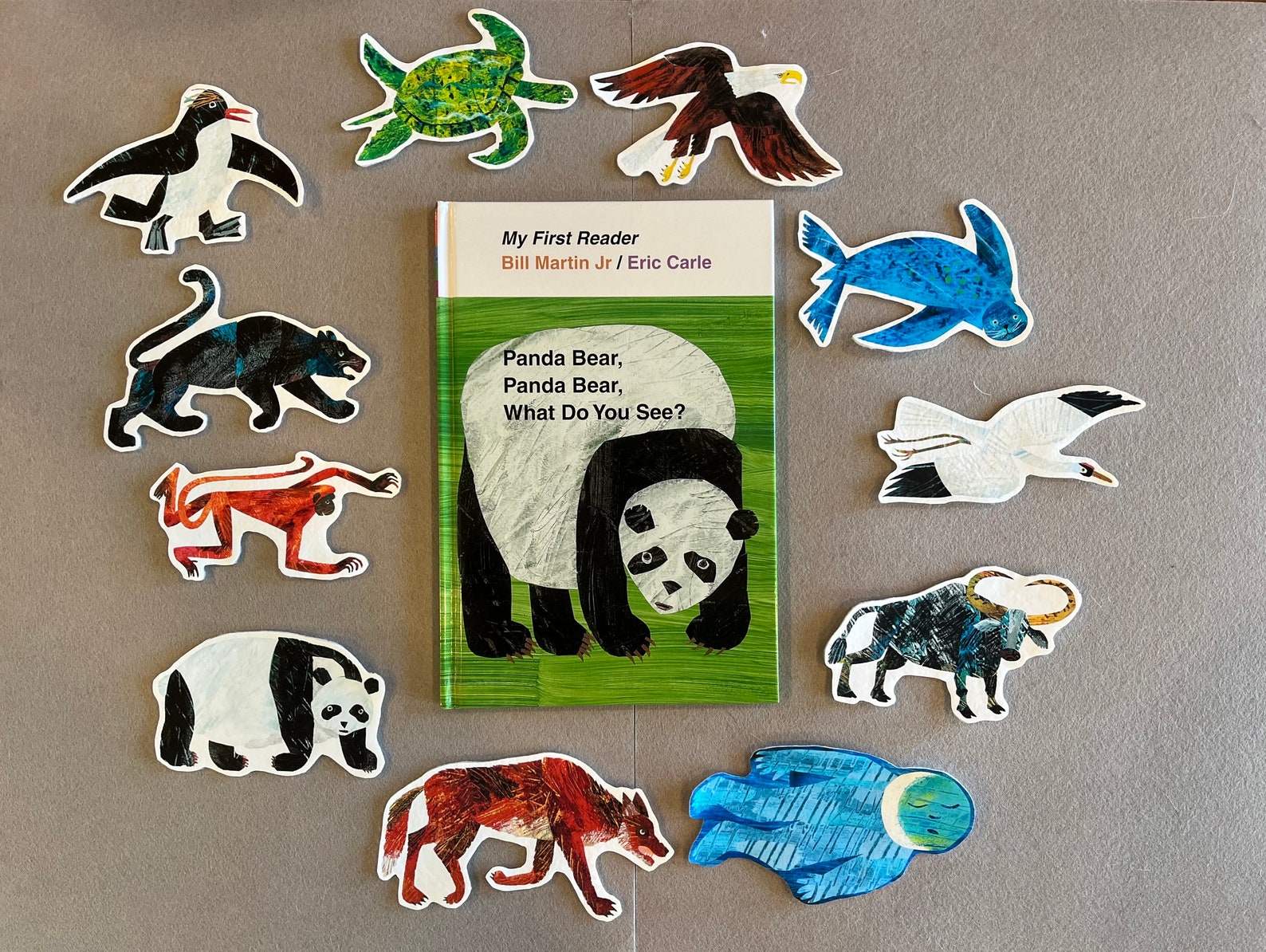 Panda Bear, Panda Bear, What Do You See? by Bill Martin Jr. Felt Board ...