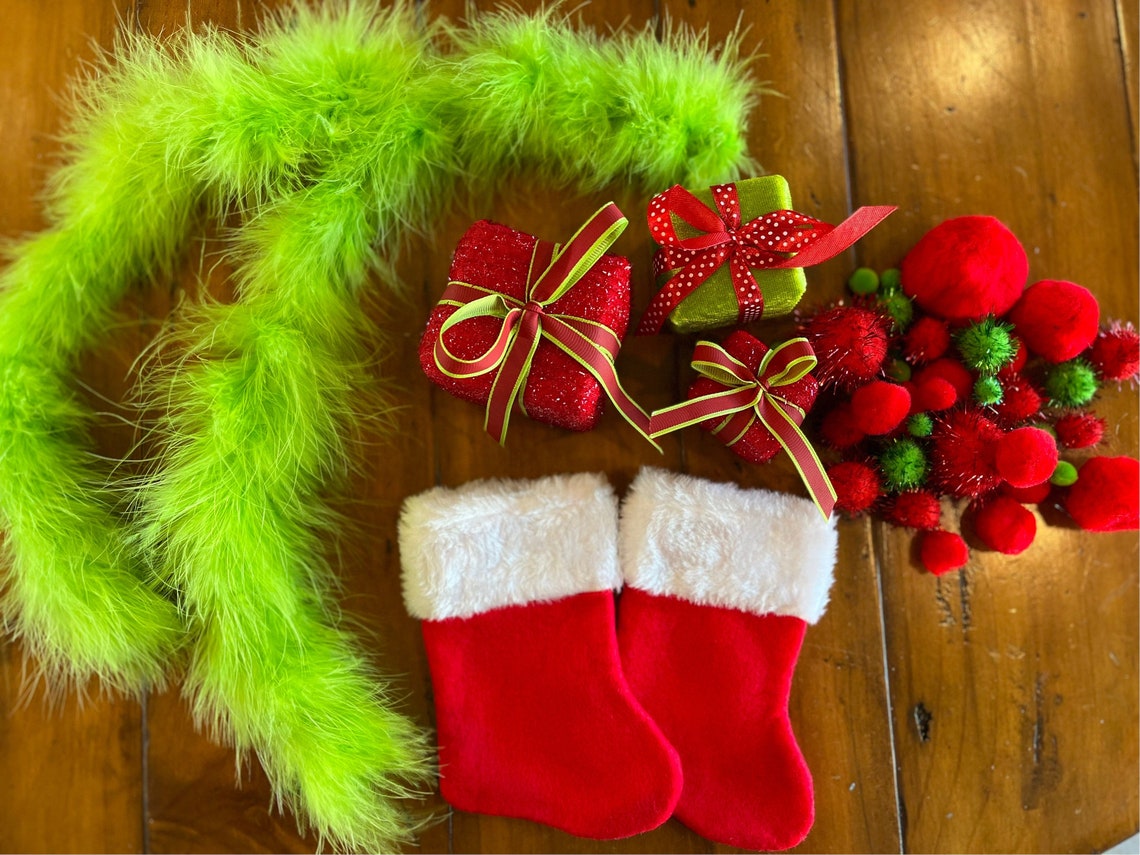 How the Grinch Stole Christmas Sensory Bin Kit - Etsy