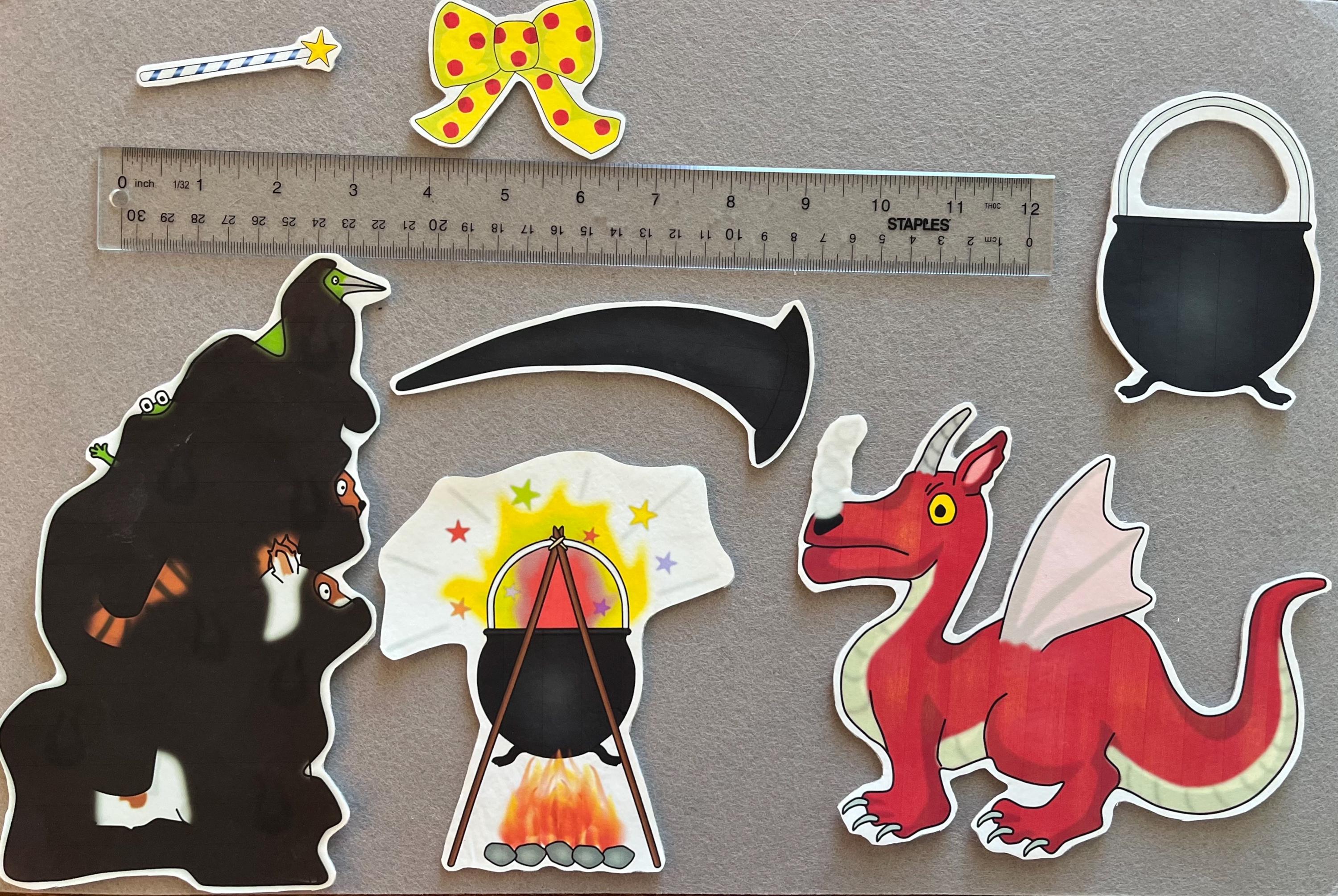 Room on the Broom by Julia Donaldson Felt Board Pieces - Etsy