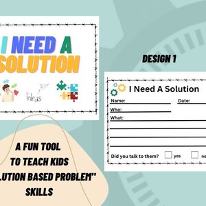 New Tattle Form : I Need A Solution Form Printable for Teachers ...